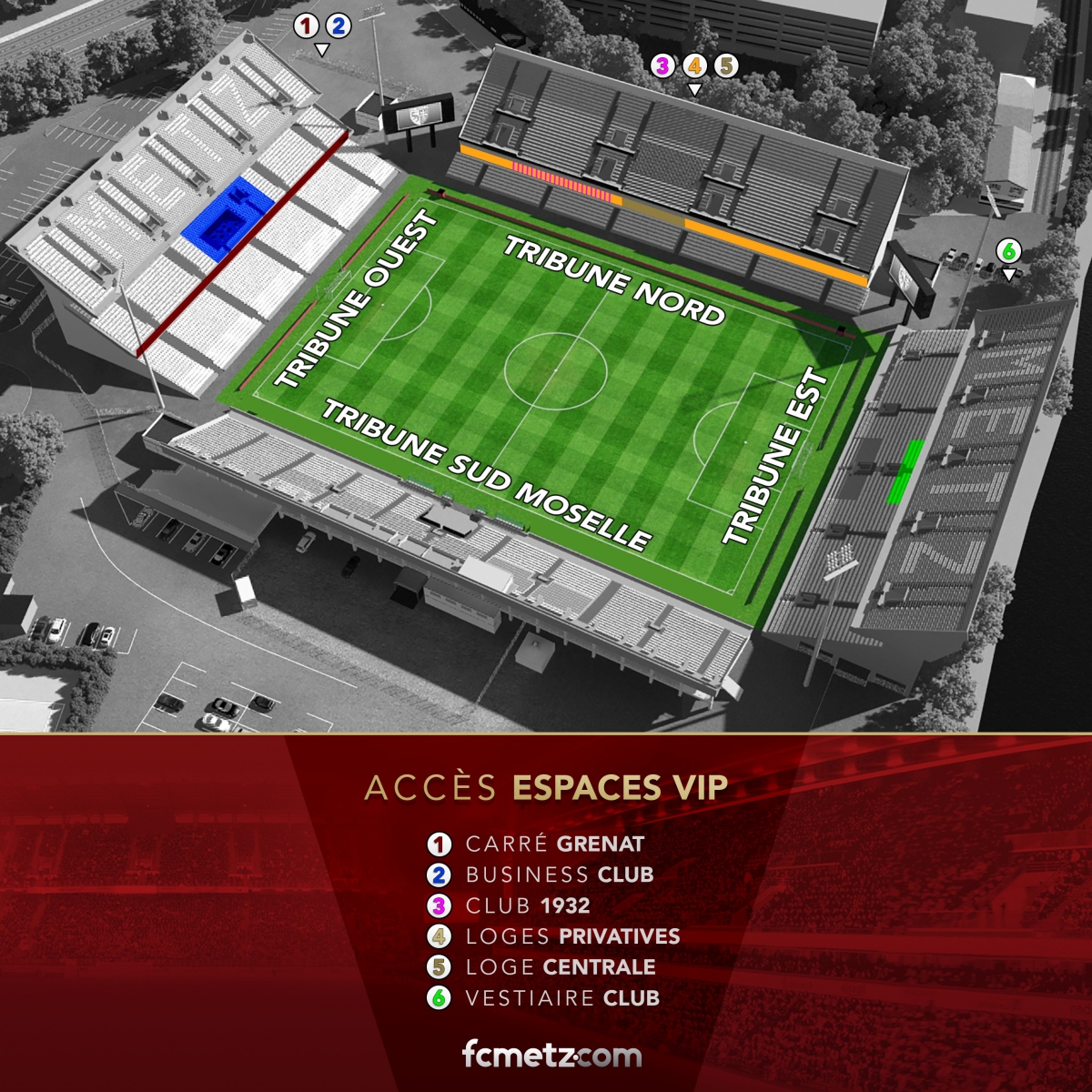 Loges privatives | Football Club de Metz - FC Metz - Billetterie FC ...